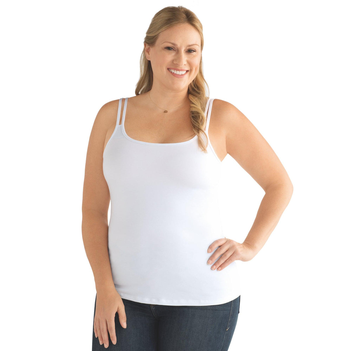 Vit Amoena linne med vadderad bh, 36 70B-70C – Härliga Under