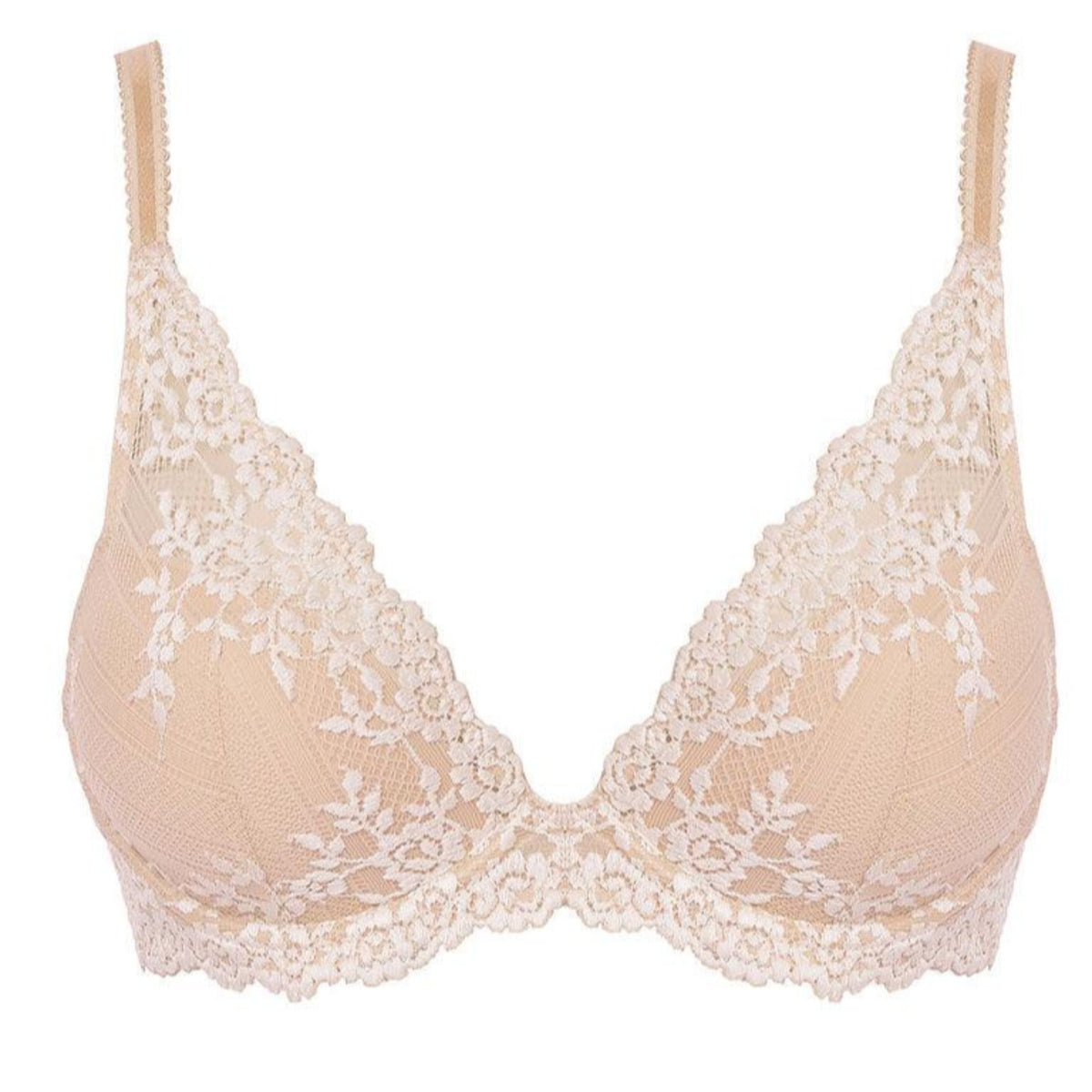 Wacoal BH Embrace Lace Vadderad Beige – Härliga Under